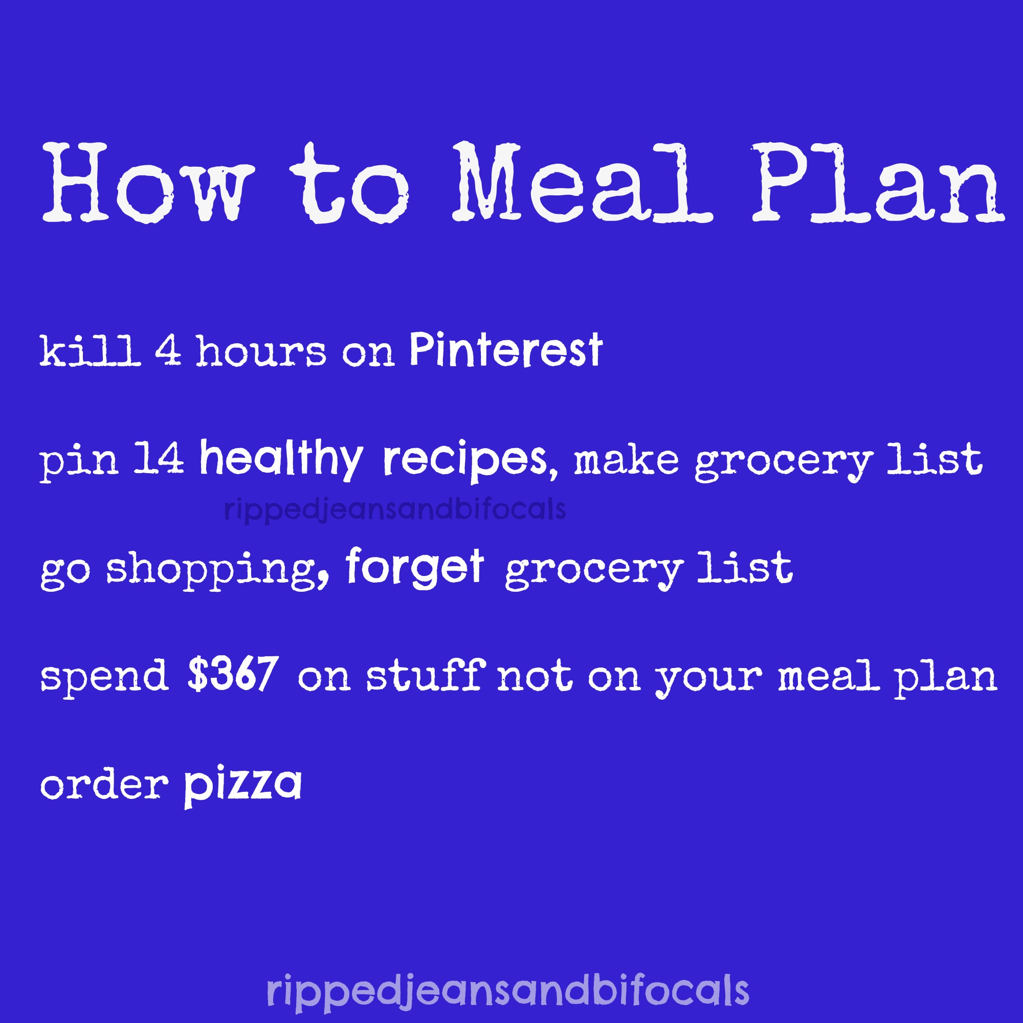 Meal Plan Memes