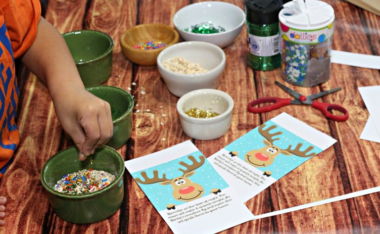 Free reindeer dust printable