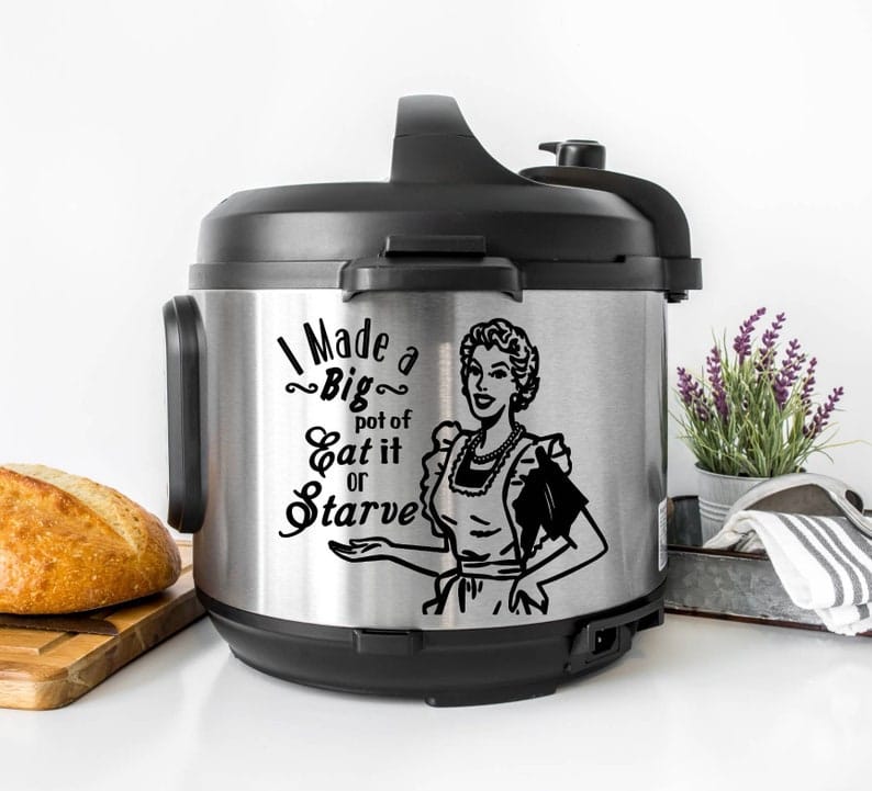 Funny and Clever Crockpot Decals and Instant Pot Decals - Jill Goes